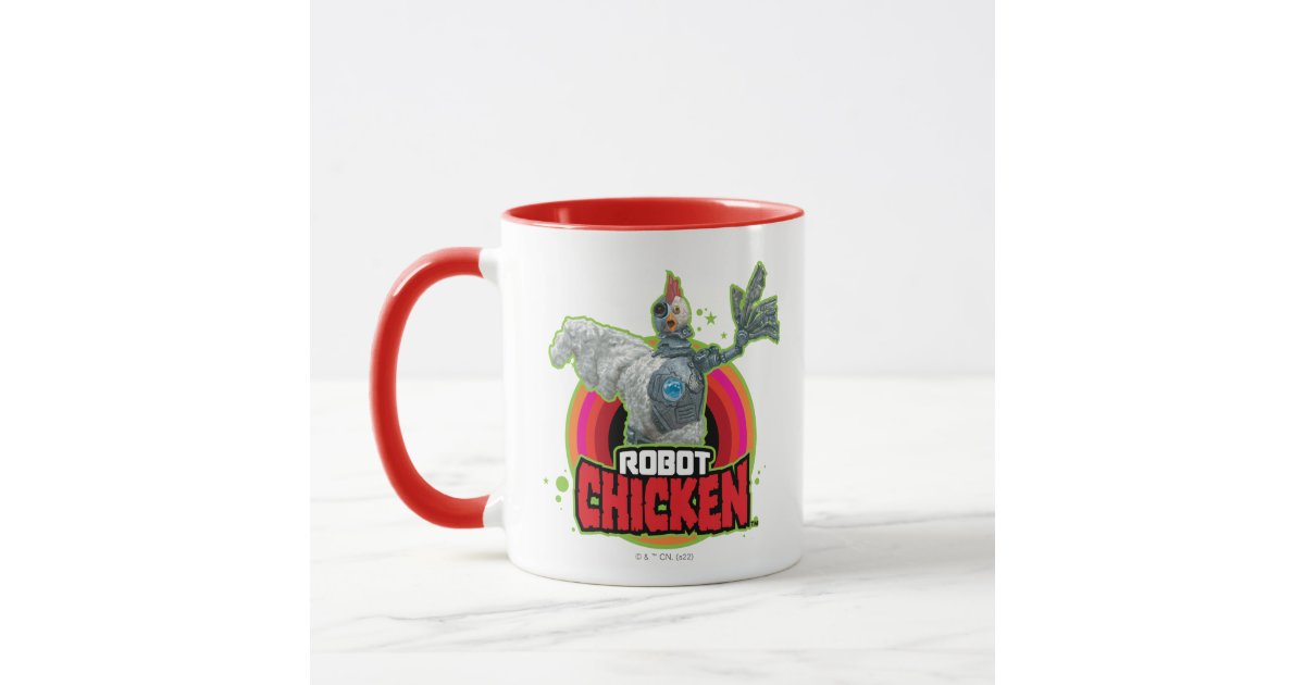 Robot Chicken Character Logo Mug | Zazzle