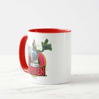 Robot Chicken Character Logo Mug | Zazzle