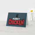 Robot Chicken Logo Card | Zazzle