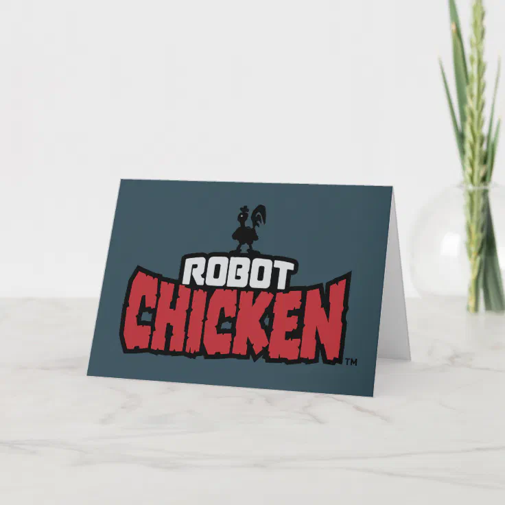 Robot Chicken Logo Card | Zazzle