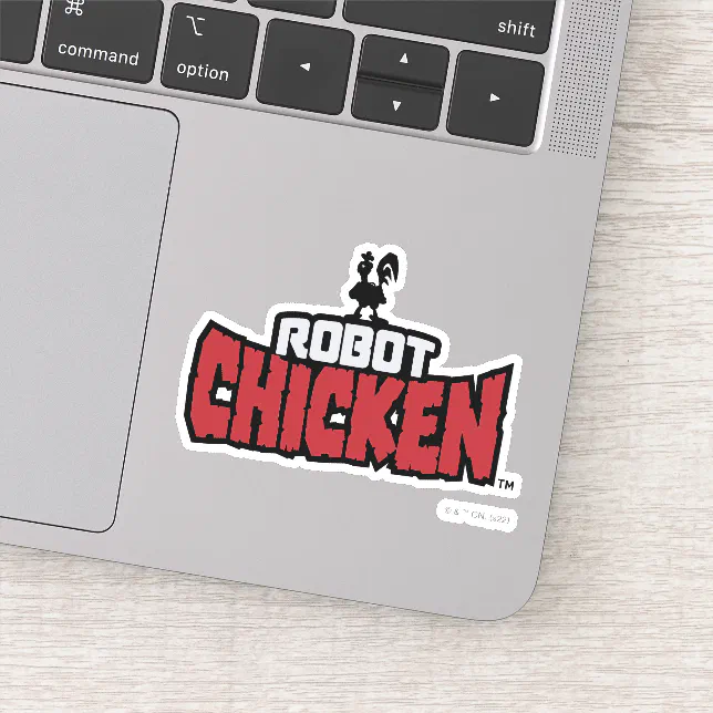 Robot Chicken Logo Sticker | Zazzle