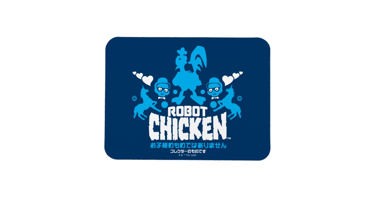Robot Chicken Nerd Unicorn Graphic Magnet | Zazzle