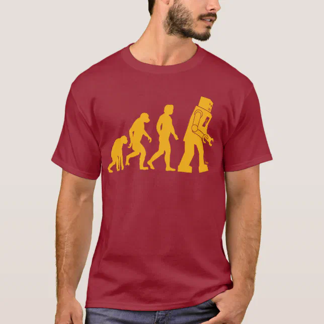 Robot Evolution T-Shirt | Zazzle