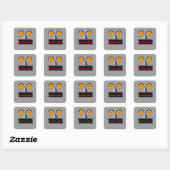 Robot Face Sticker | Zazzle