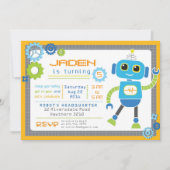 Robot Invitation / Robot Party / Robot Birthday | Zazzle