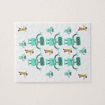 Robot Jigsaw Puzzle | Zazzle