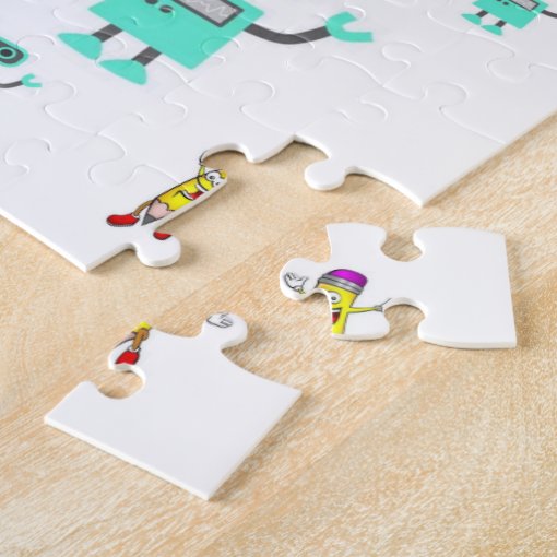 Robot Jigsaw Puzzle | Zazzle