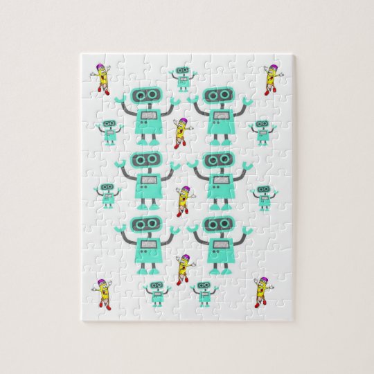 Robot Jigsaw Puzzle | Zazzle.com