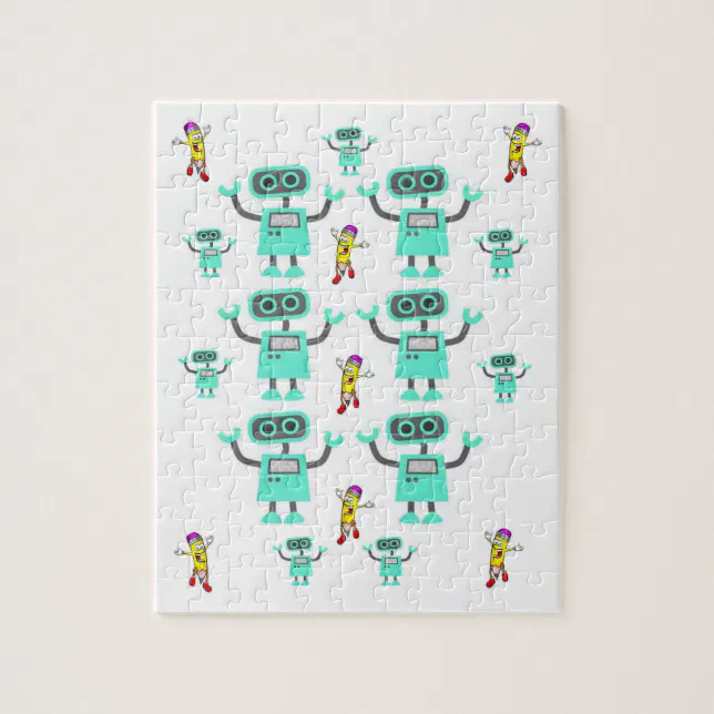 Robot Jigsaw Puzzle | Zazzle