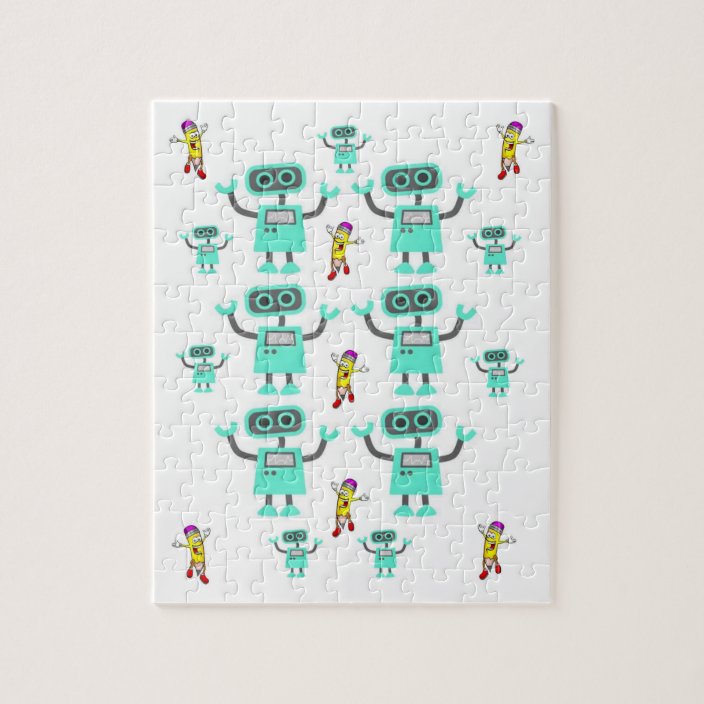 Robot Jigsaw Puzzle | Zazzle.com