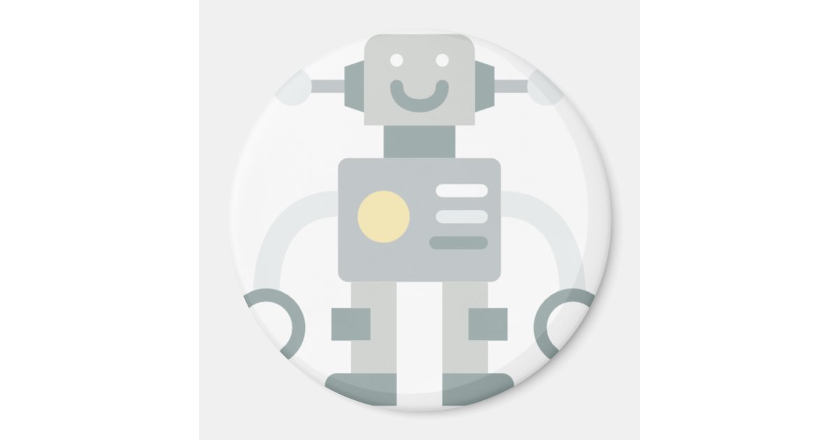 robot magnet | Zazzle