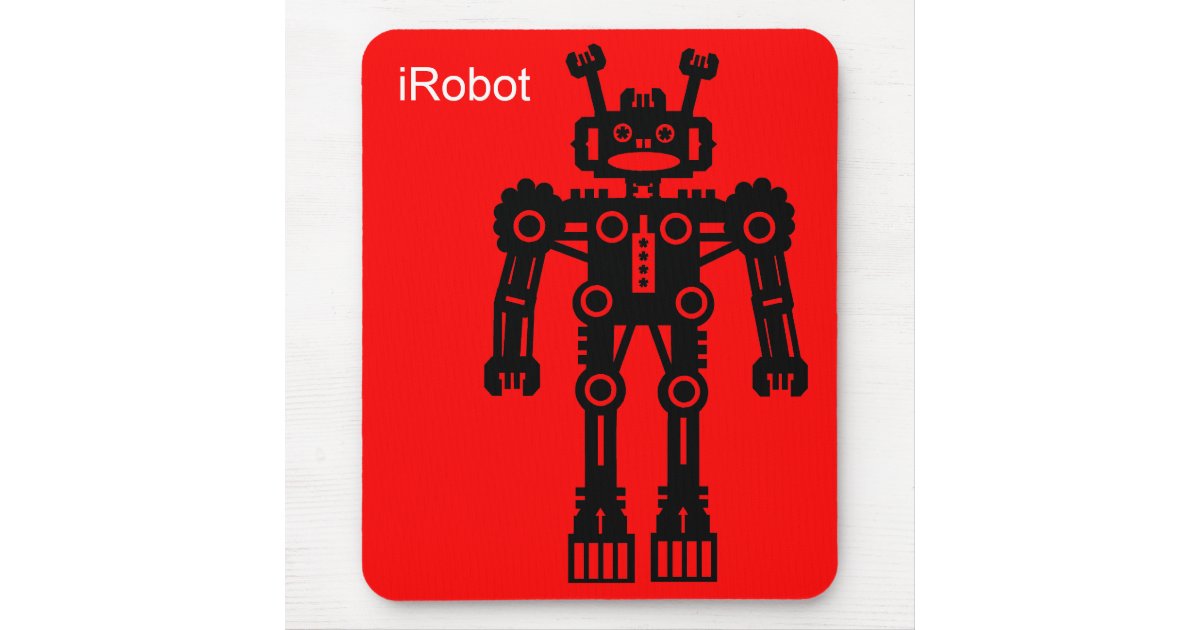 Robot Mk I (iRobot) - Red Mouse Pad | Zazzle