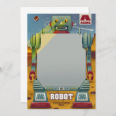 Robot Party Invitations | Zazzle