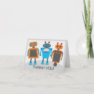 32+ Robot Thank You Cards | Zazzle