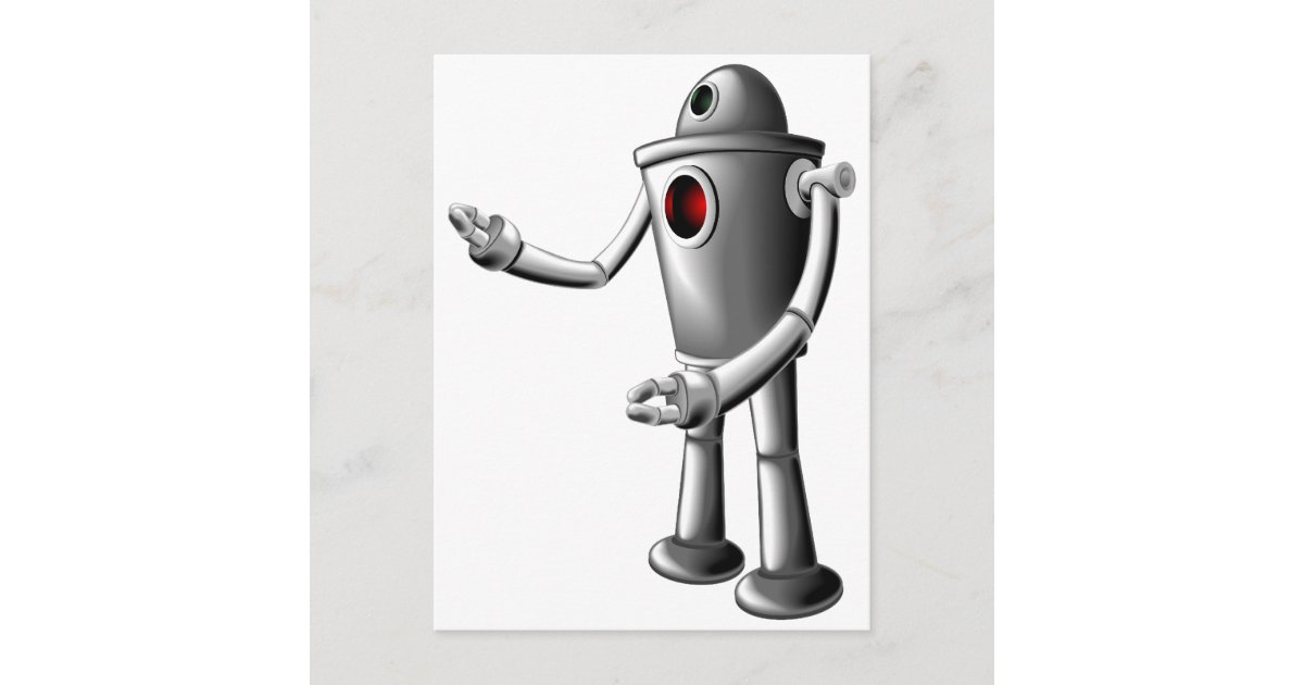 Robot Postcard | Zazzle