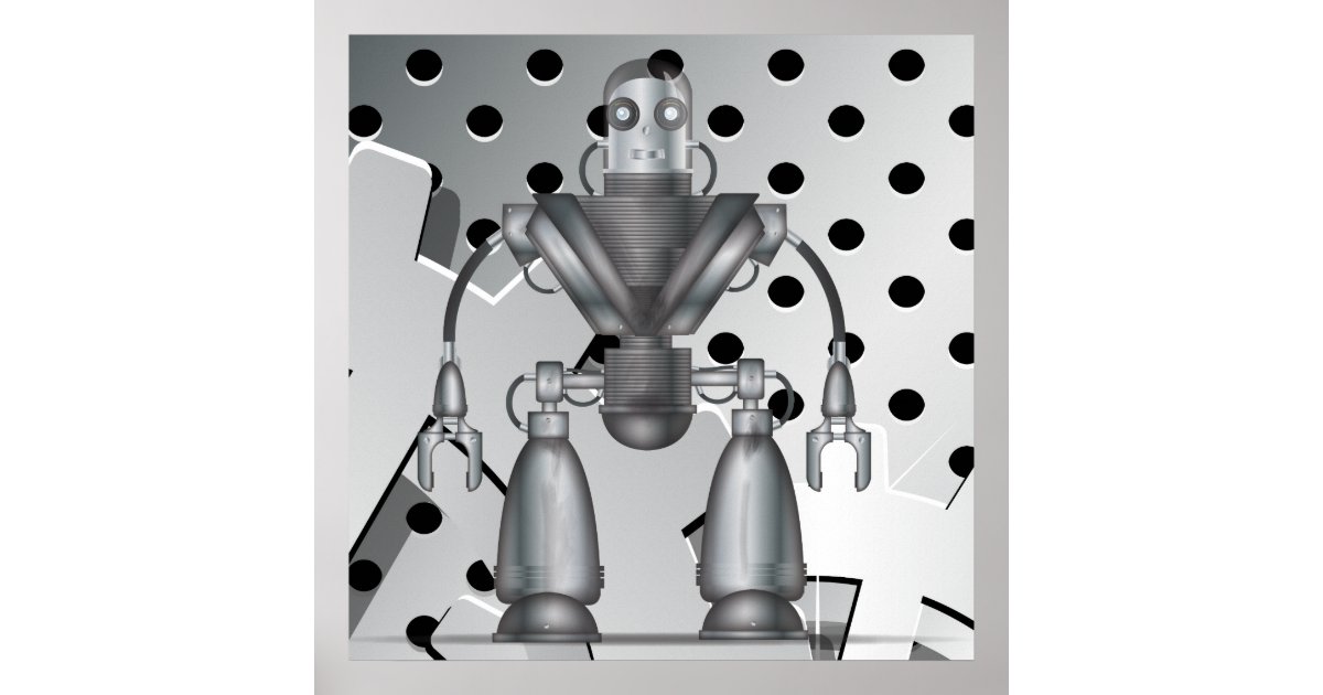 Robot Poster | Zazzle