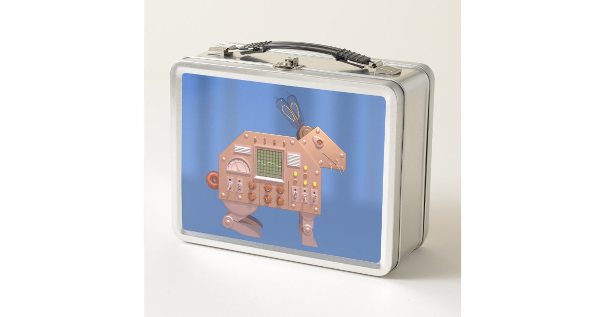 Robot Rabbit Lunchbox | Zazzle