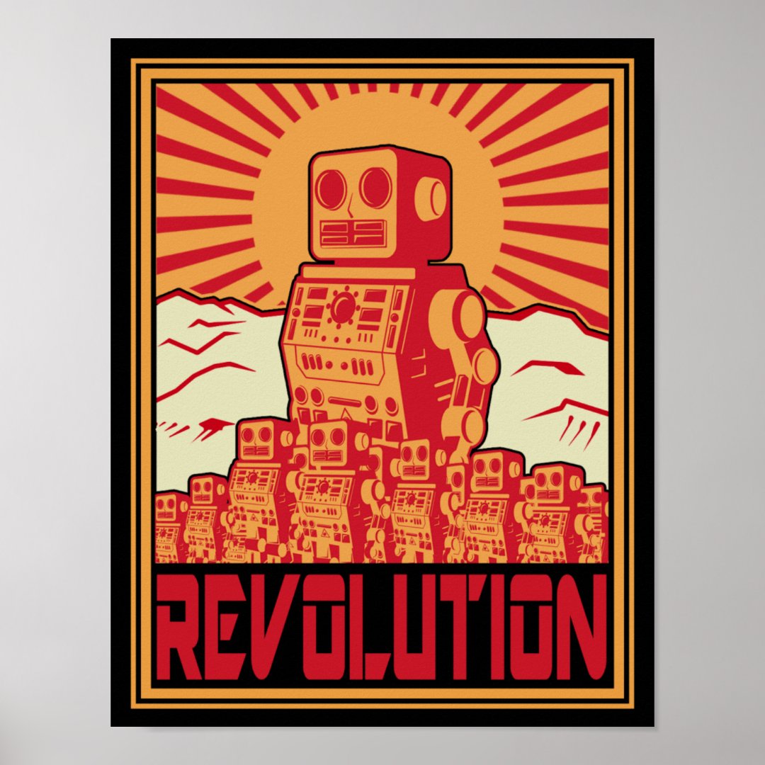 Robot Revolution Poster | Zazzle