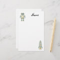 Robot Stationary Stationery | Zazzle
