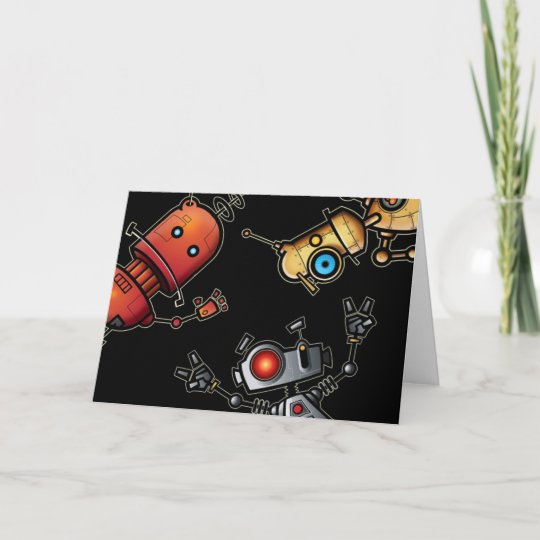 Robot Thank You card | Zazzle.com