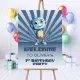 Robot Theme 1st Birthday Welcome Sign | Zazzle