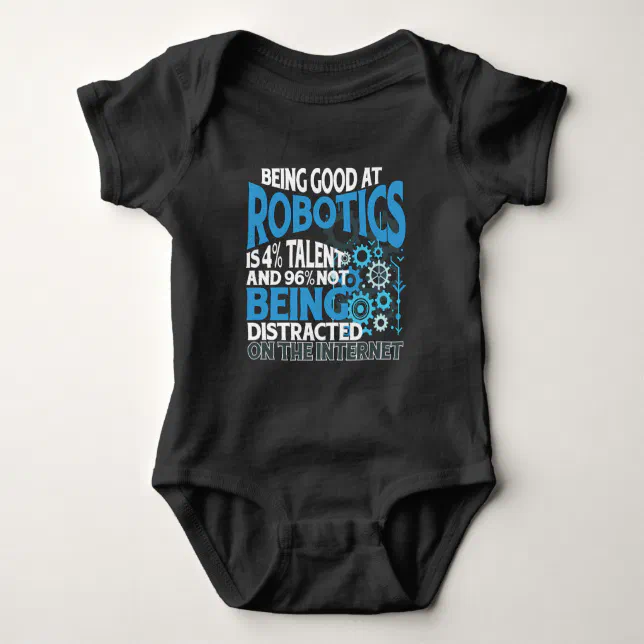 Robotics Engineer Scientist Engineering Baby Bodysuit | Zazzle