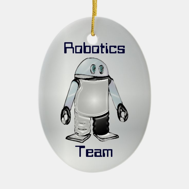 Robotics Team or Club Personalized Ornament | Zazzle