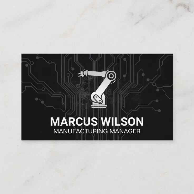 Robotics Technology | Circuit Board Business Card | Zazzle