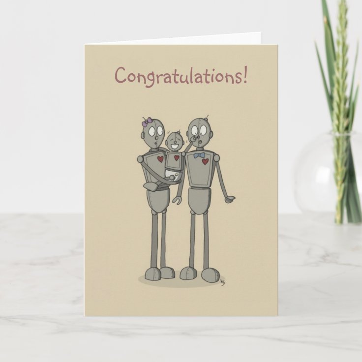 Robots Card | Zazzle