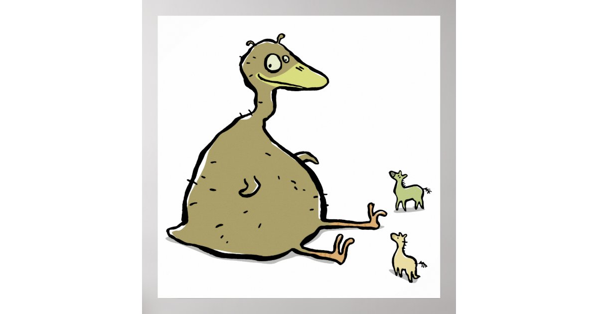 Roc the bird poster | Zazzle