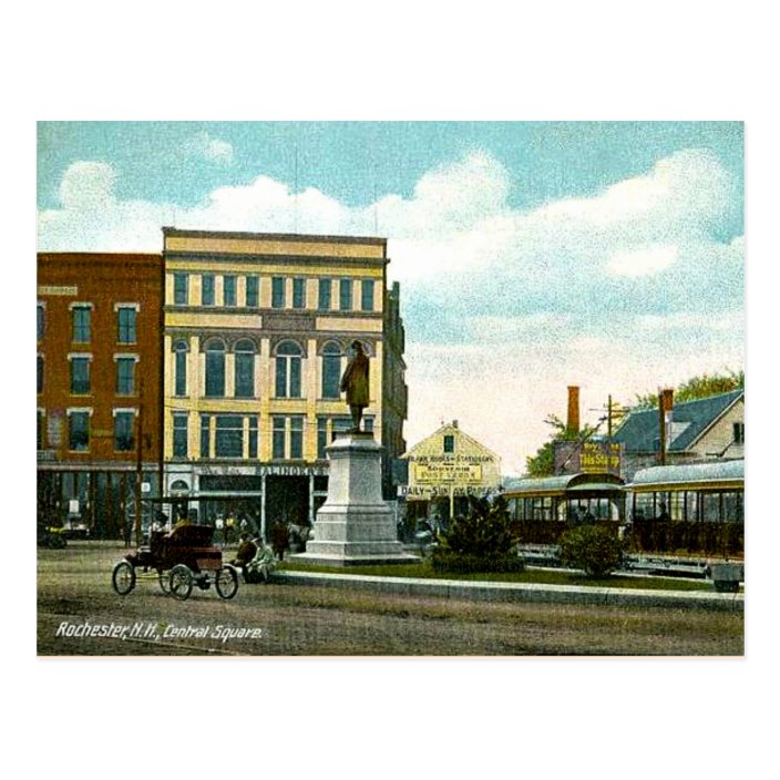 Rochester, New Hampshire, 1909 vintage postcard | Zazzle.com