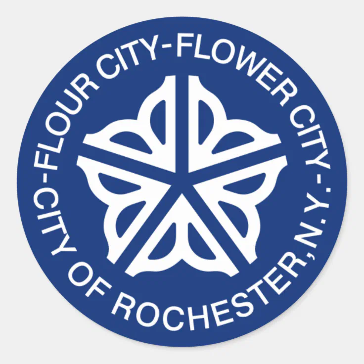 Rochester, New York, United States Classic Round Sticker | Zazzle