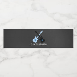 Rock a Bye Baby Boy Shower Water Bottle Label | Zazzle