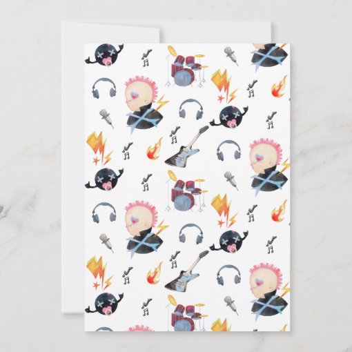 Rock A Bye | Rock & Roll Baby Shower | Zazzle