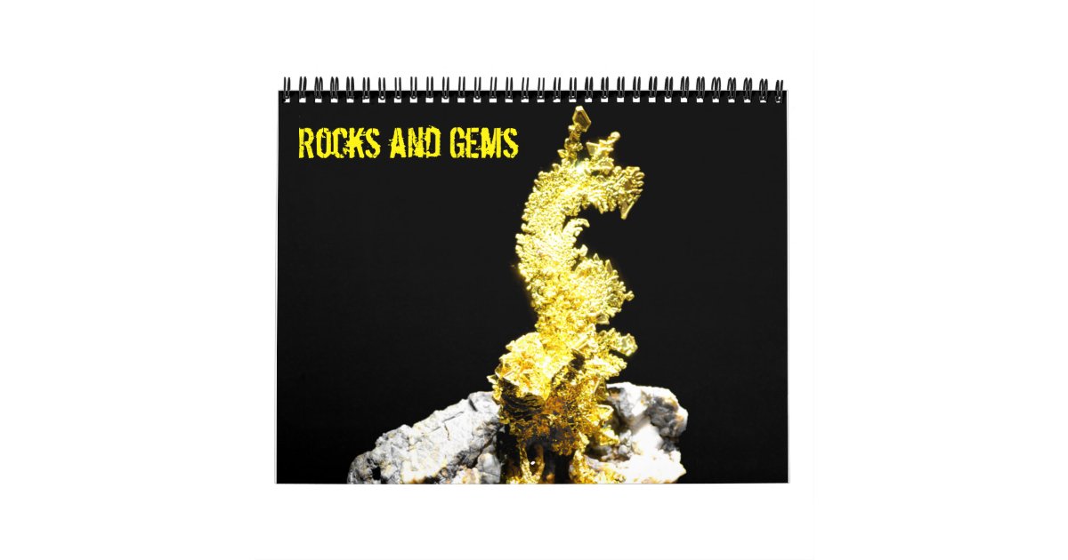 Rock and Gem Calendar | Zazzle