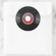 Rock and Roll 45 rpm Record Sticker | Zazzle