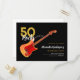 Rock and Roll 50th birthday party 50 rocks Invitation Postcard | Zazzle