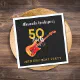 Rock and Roll 50th Birthday Party Napkins | Zazzle