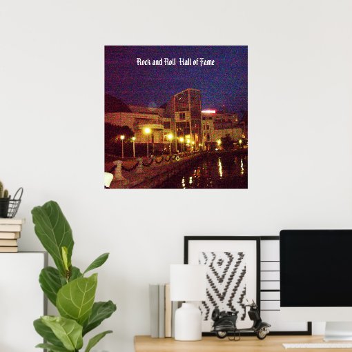 ROCK AND ROLL HALL OF FAME poster | Zazzle