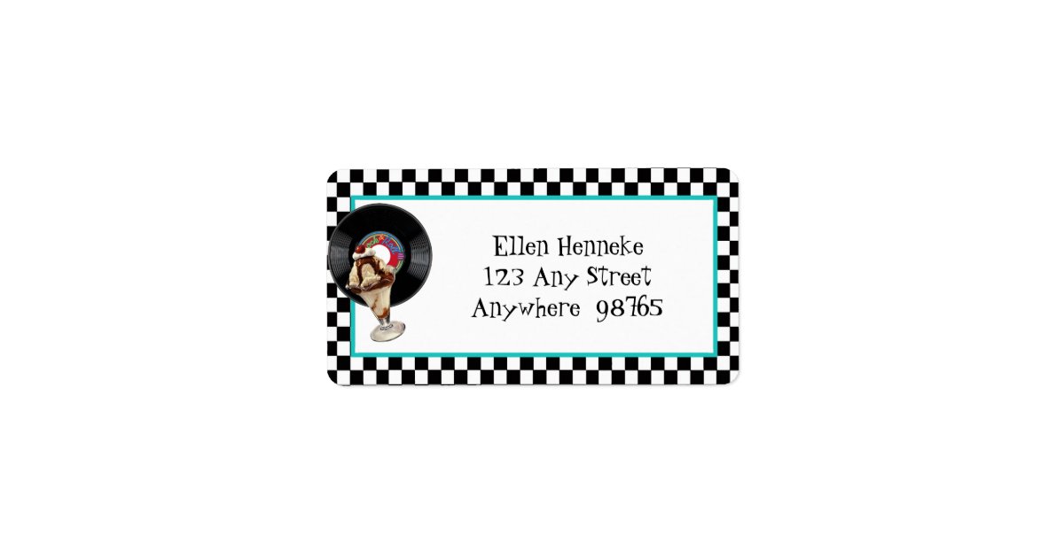 Rock and Roll Label | Zazzle