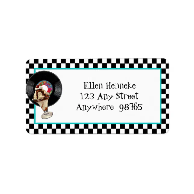 Rock and Roll Label | Zazzle