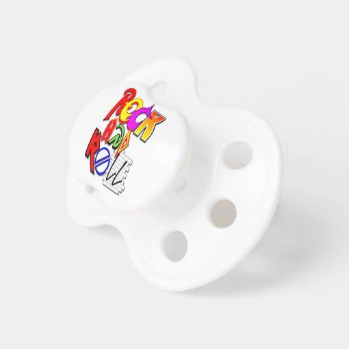 Rock and Roll Pacifier | Zazzle