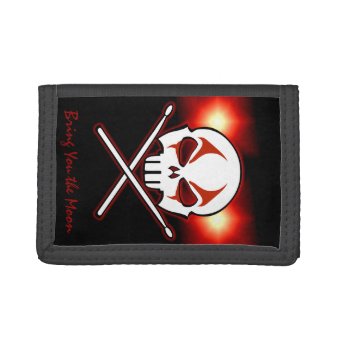 Rock and Roll Wallet Heavy Metal Drummer Wallet | Zazzle