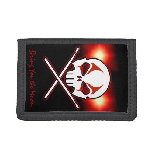 Rock and Roll Wallet Heavy Metal Drummer Wallet | Zazzle
