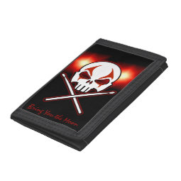 Rock and Roll Wallet Heavy Metal Drummer Wallet | Zazzle
