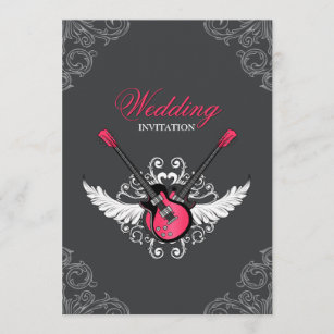 Rock And Roll Wedding Invitations | Zazzle