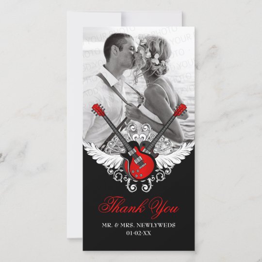 Rock and Roll Wedding Thank You | Zazzle.com