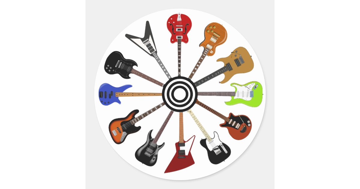 Rock Around the Clock Classic Round Sticker | Zazzle