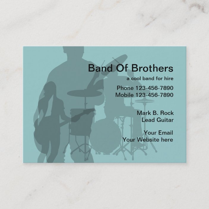 Rock Band Business Cards | Zazzle.com