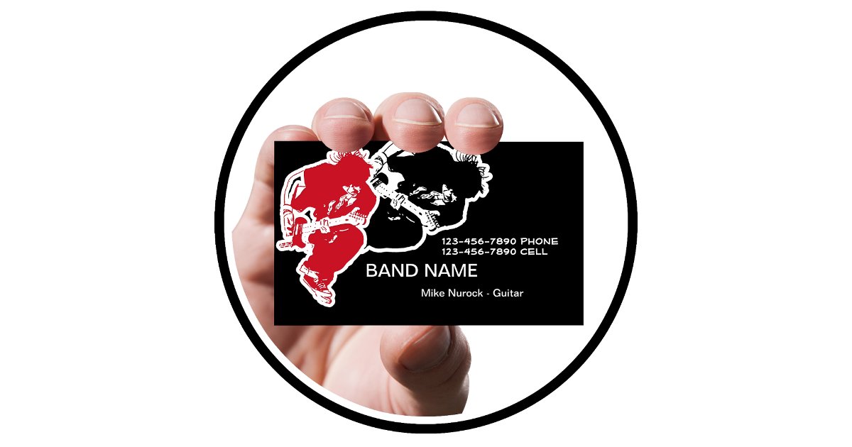 Rock Band Business Cards | Zazzle